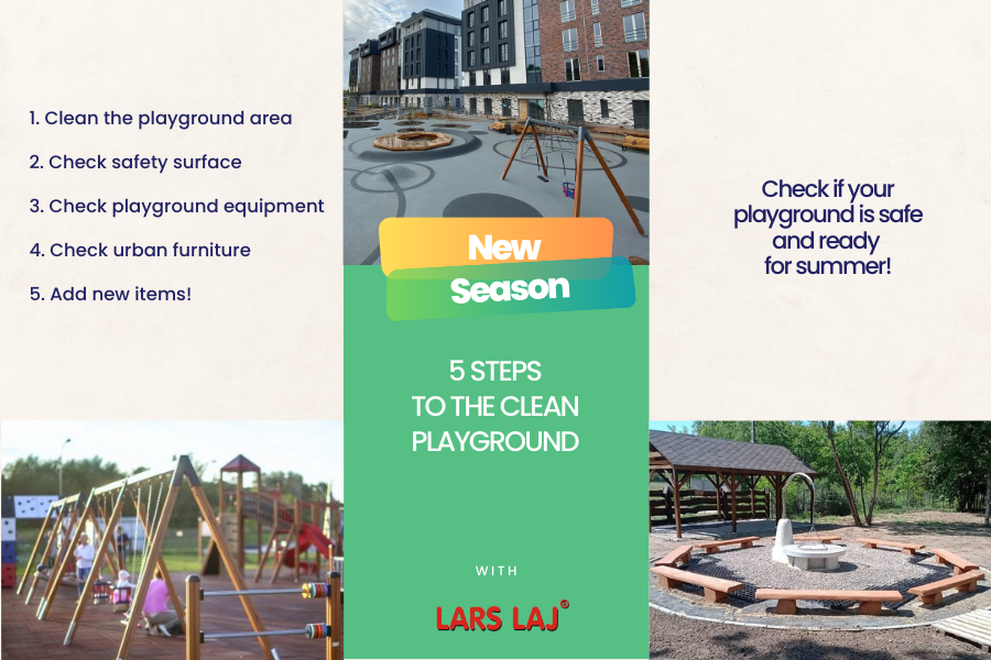 LARS LAJ® | 5 Tips How to Maintain a Playground for Kids after Winter